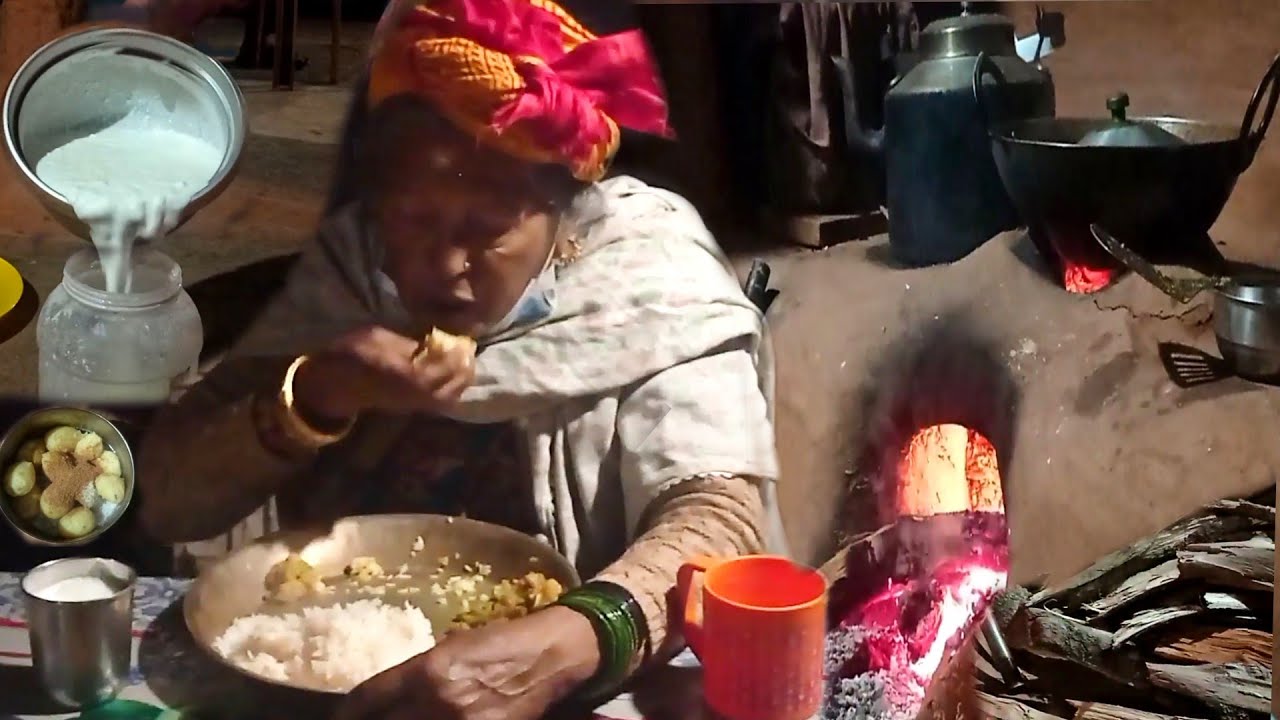 Traditional Cooking In Nepali Village || Eating Organic Healthy Dinner ...