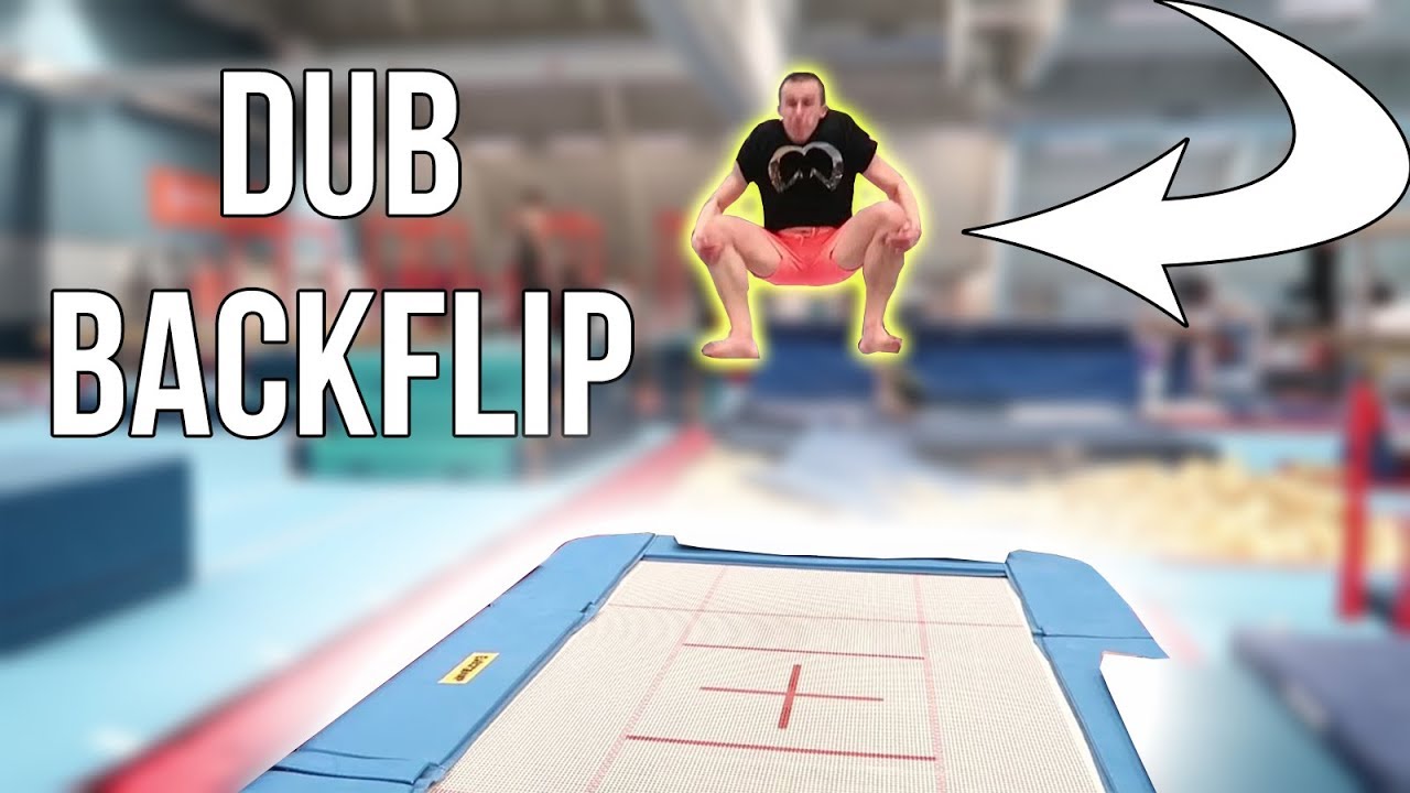 STANDING DOUBLE BACKFLIP ON A TRAMPOLINE! - YouTube
