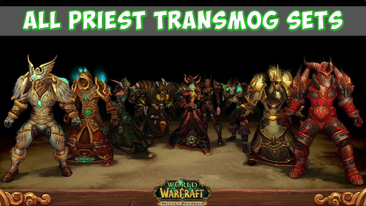 All Priest Gear Sets (World of Warcraft) - YouTube