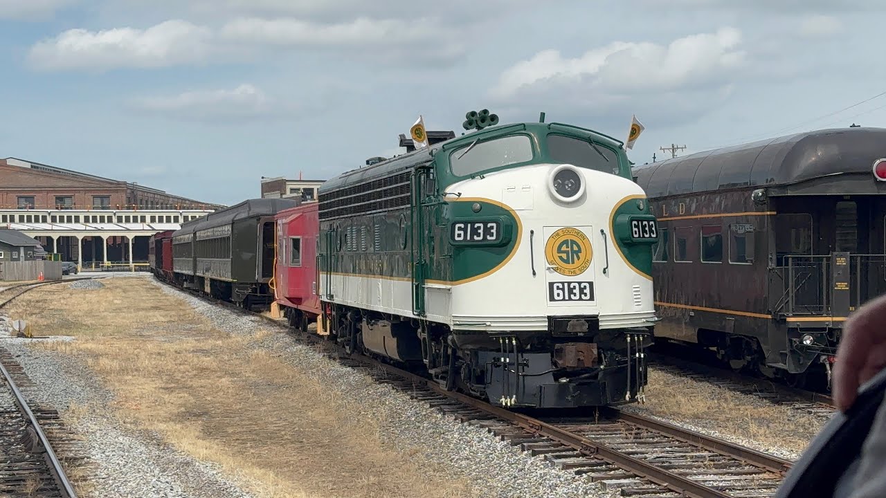 I JUST DROVE THIS TRAIN! Southern Railway FP7 6133 - NC Transportation ...