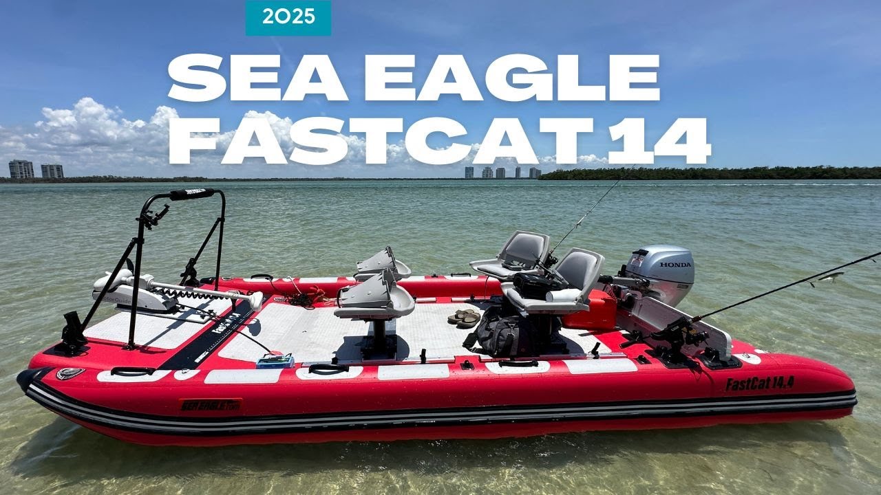 2025 Sea Eagle FastCat 14 - The best fishing boat for the money - YouTube