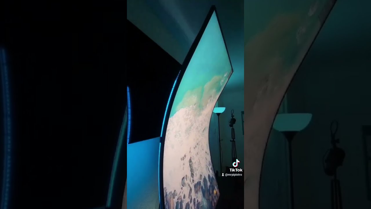 Craziest gaming monitor EVER: Samsung Odyssey Ark (55" curved) - YouTube
