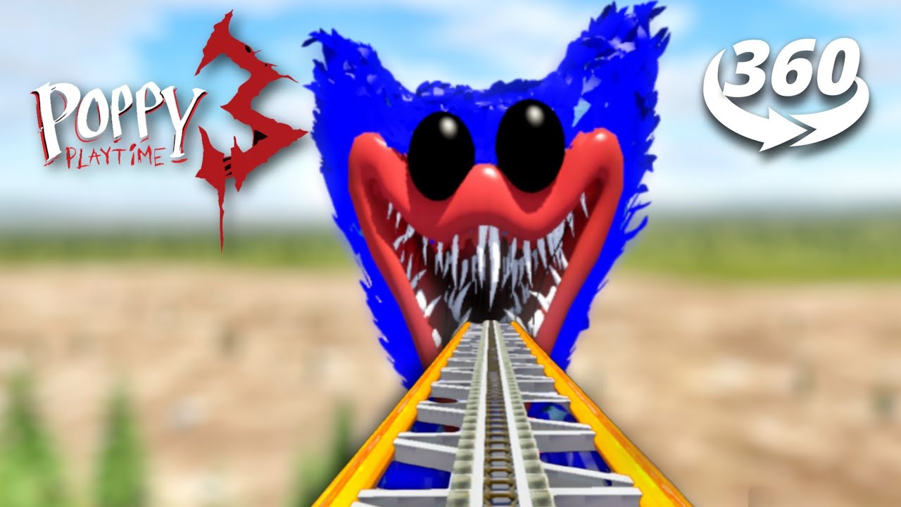 Poppy Playtime Chapter 3: Insane 360° Roller Coaster - YouTube