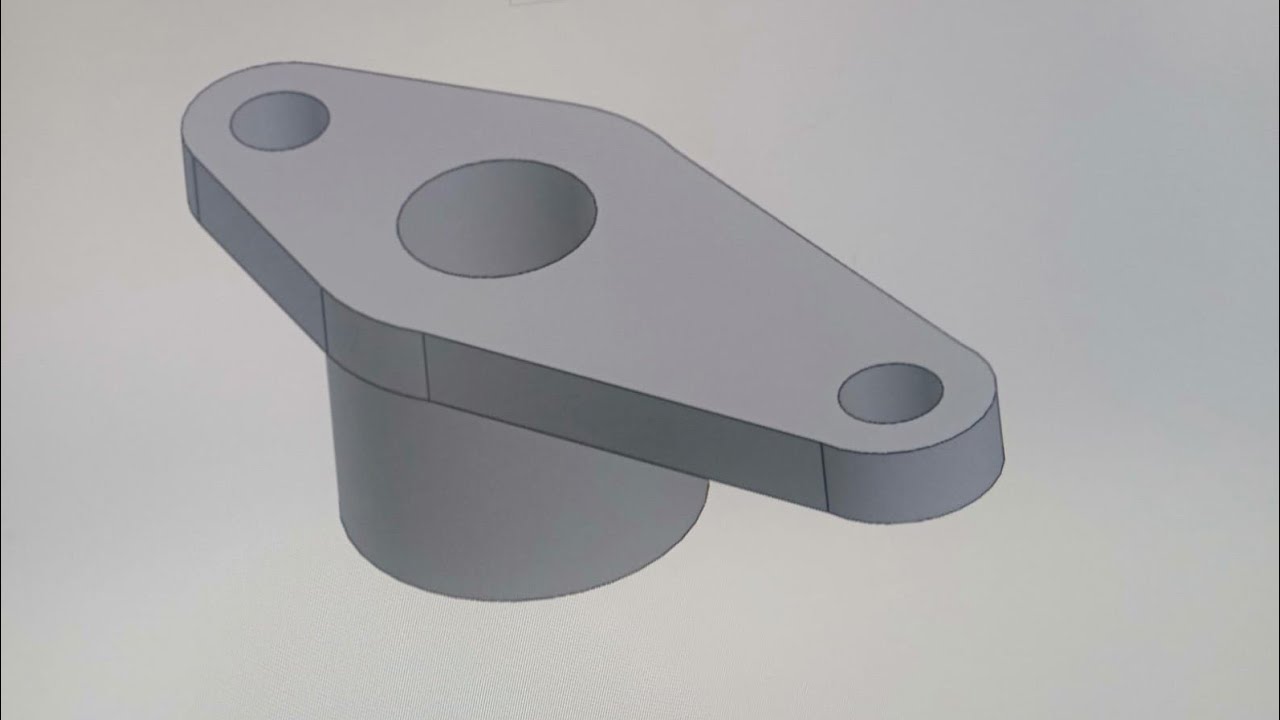 Tutorial Plendes Knalpot menggunakan Solidworks - YouTube