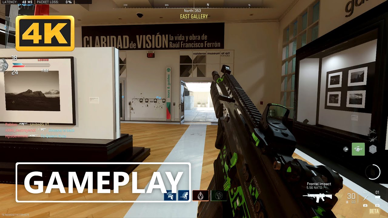 Scar-L Gameplay in Call of Duty Modern Warfare 2 4K - YouTube