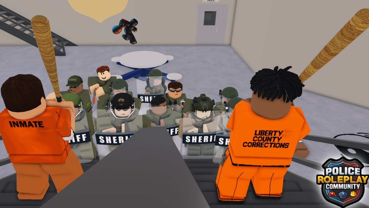 SHERIFF Riot Squad Squashes Jail Riot! Roblox ERLC - YouTube