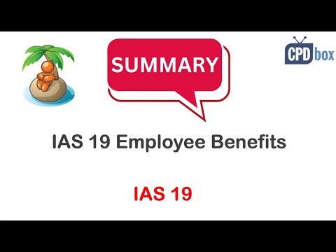 IAS 19 Employee Benefits: Summary - applies in 2026