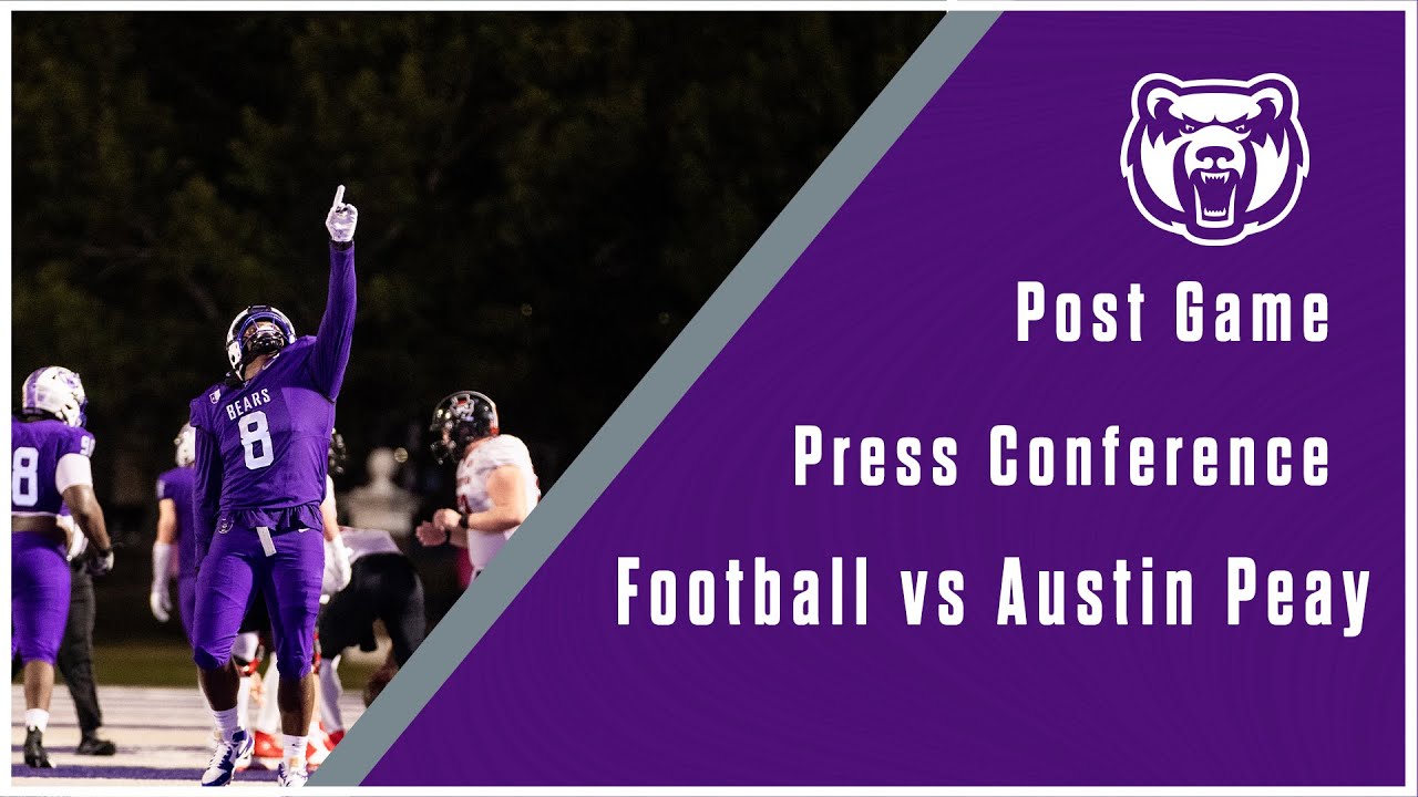 Football vs Austin Peay Post Game Press Conference - YouTube