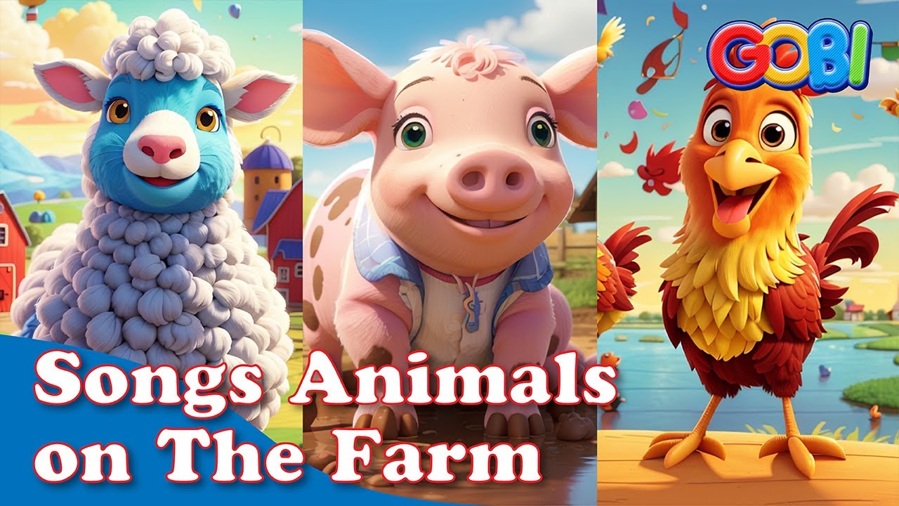 Songs Animals on the Farm (Nursery Rhymes & Kids Songs) - YouTube