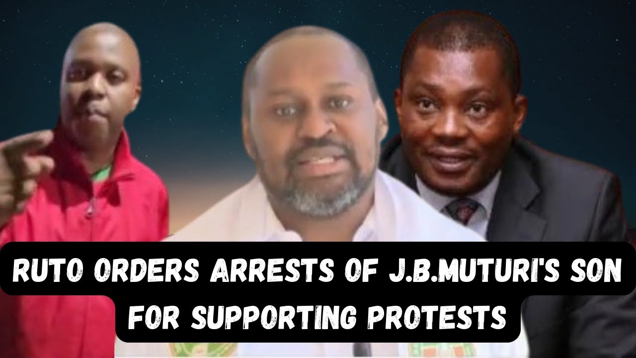 Ruto arrests AG Muturi's son Leslie. who is safe? - YouTube