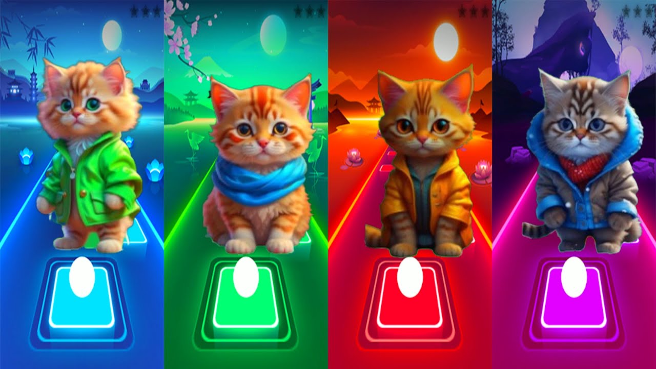 Dance Monkey-Jisoo Flower-Shakira Waka Waka-Wednesday Bloody Mary-Cute Cats/Tiles Hop - YouTube