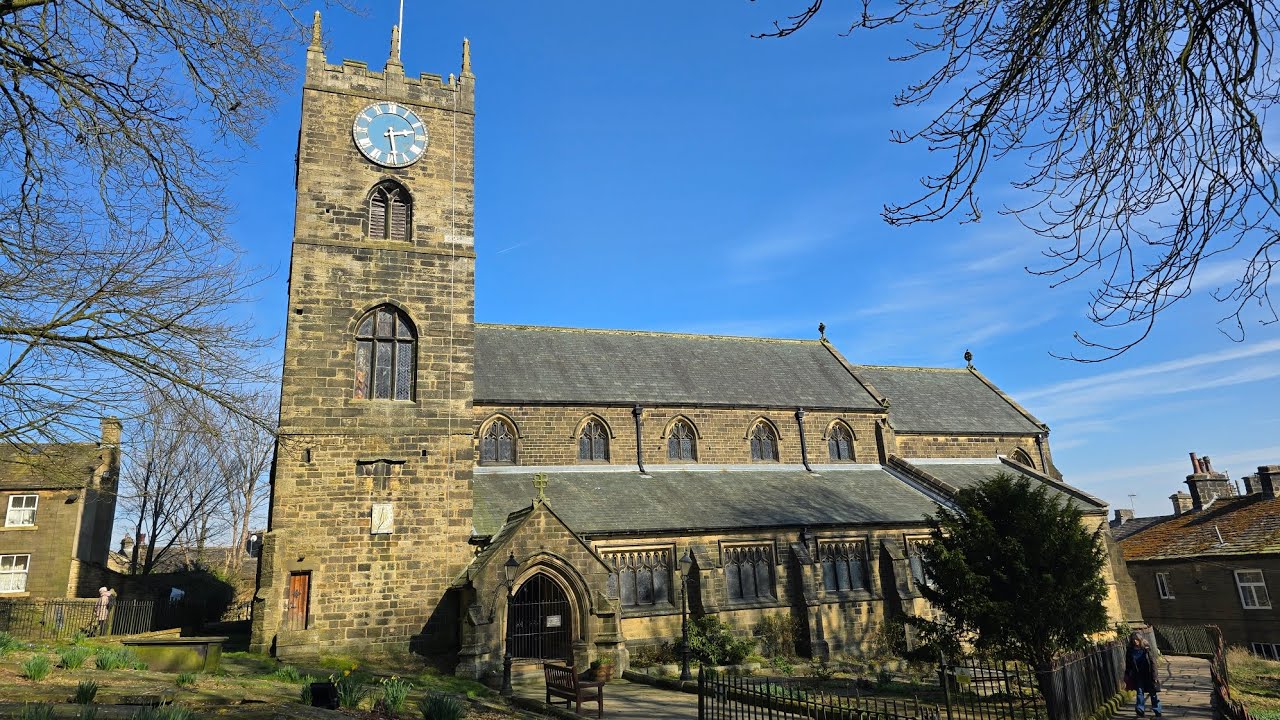 Howarth walkthrough. Home of the Bronte sisters. - YouTube