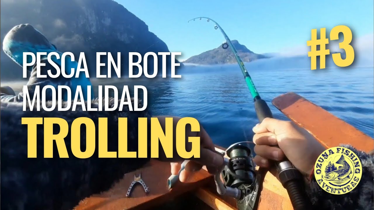 Pesca de arrastre (TROLLING) 🎣🛶 en el SUR de CHILE | Cap. #3 | LAGO ...