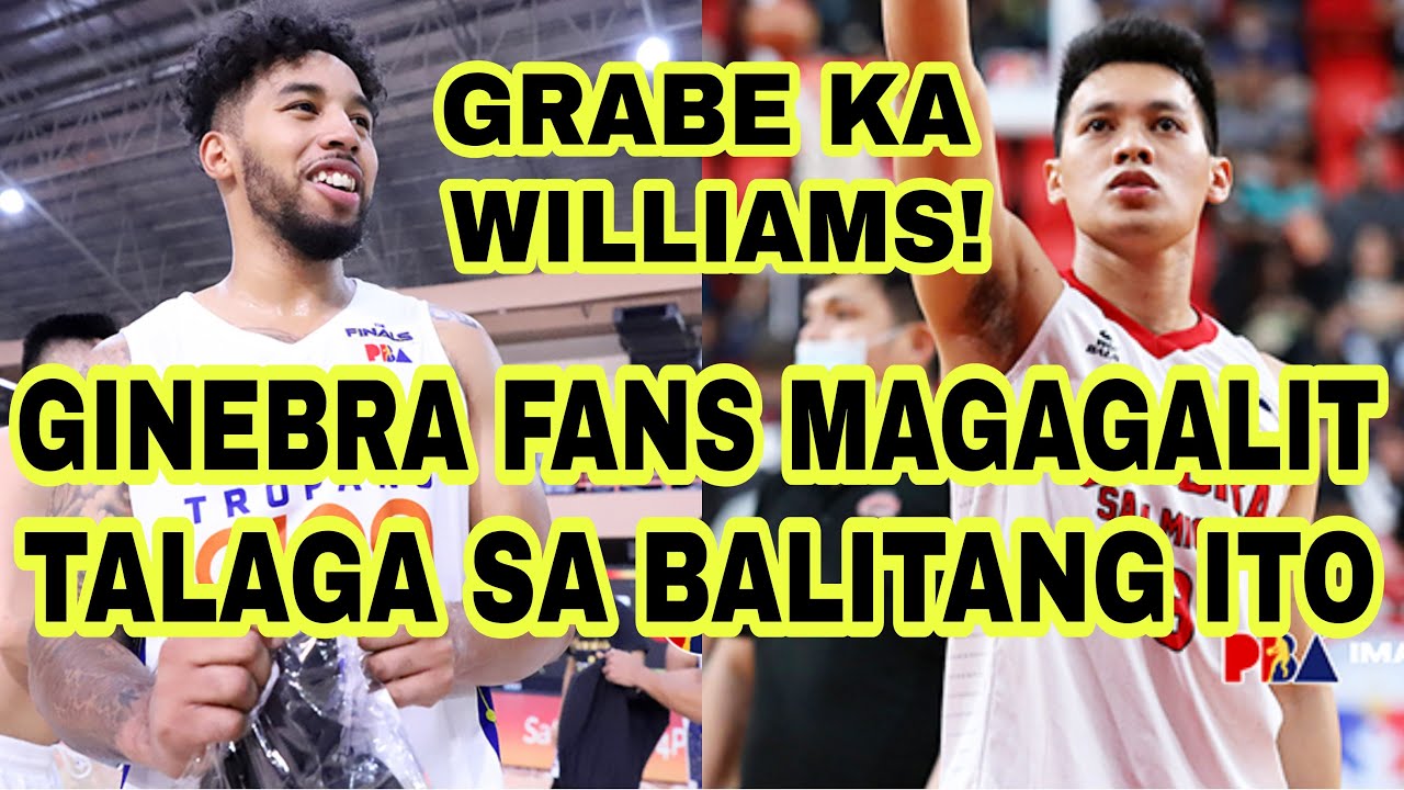 PBA UPDATES | GINEBRA FANS MAGAGALIT TALAGA SA BALITANG ITO - YouTube