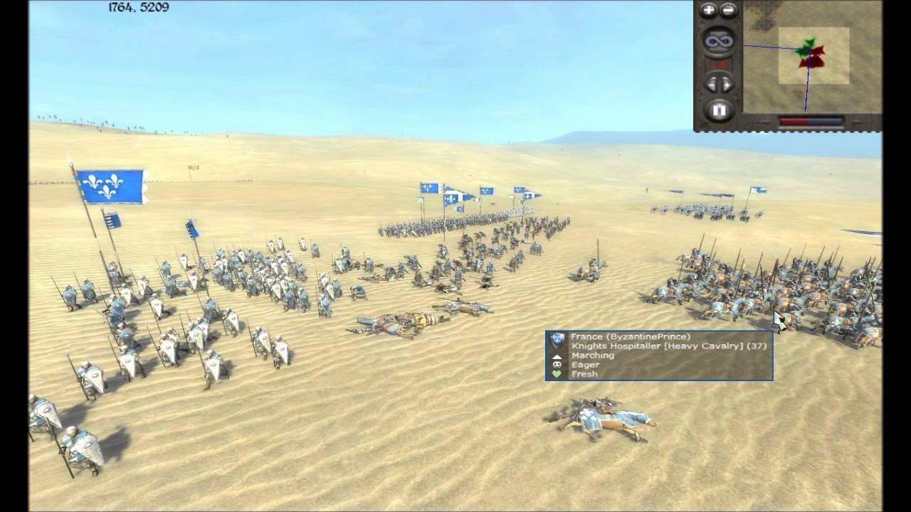 M2TW Online Battle #103: Arsuf 1191 AD (historical) - YouTube