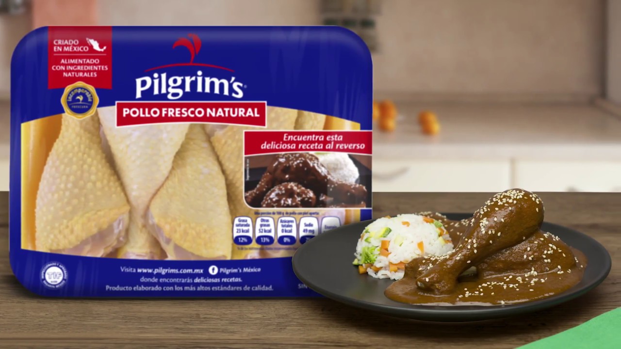 Recetario Pilgrim's: Pollo con mole de guayaba - YouTube
