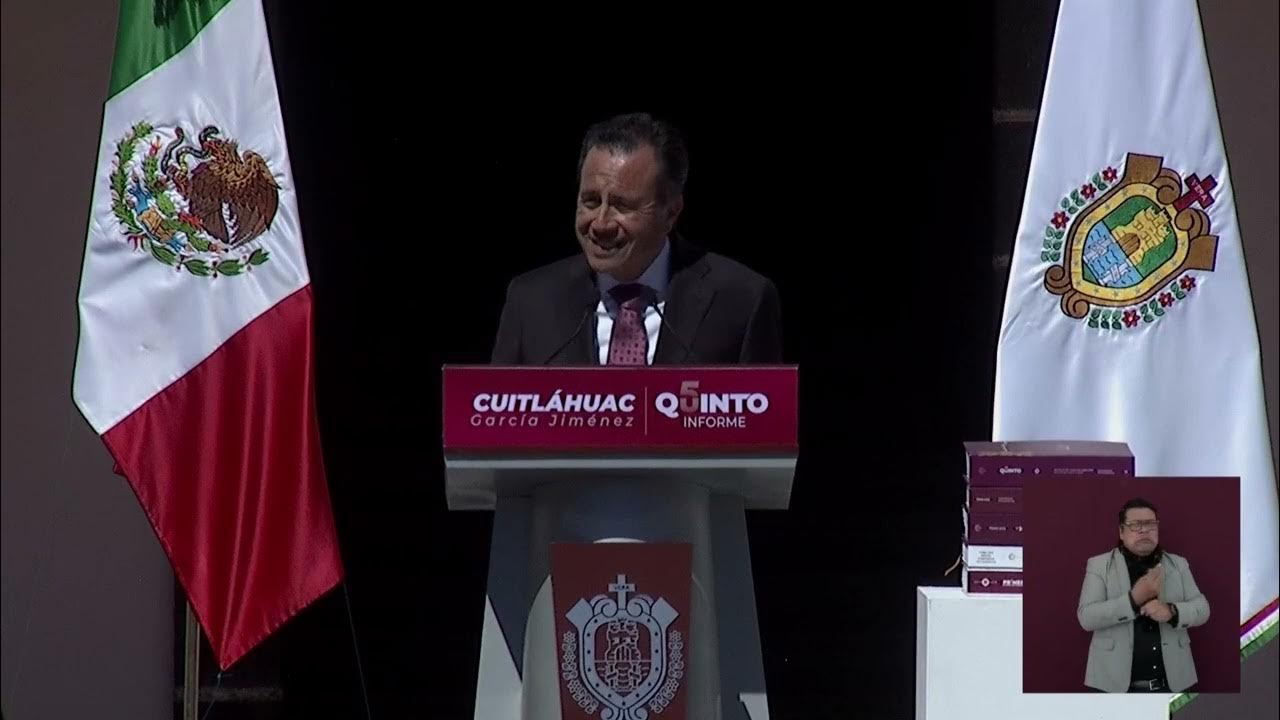 Cuitláhuac García Rinde Su Quinto Informe De Gobierno En La Fortaleza