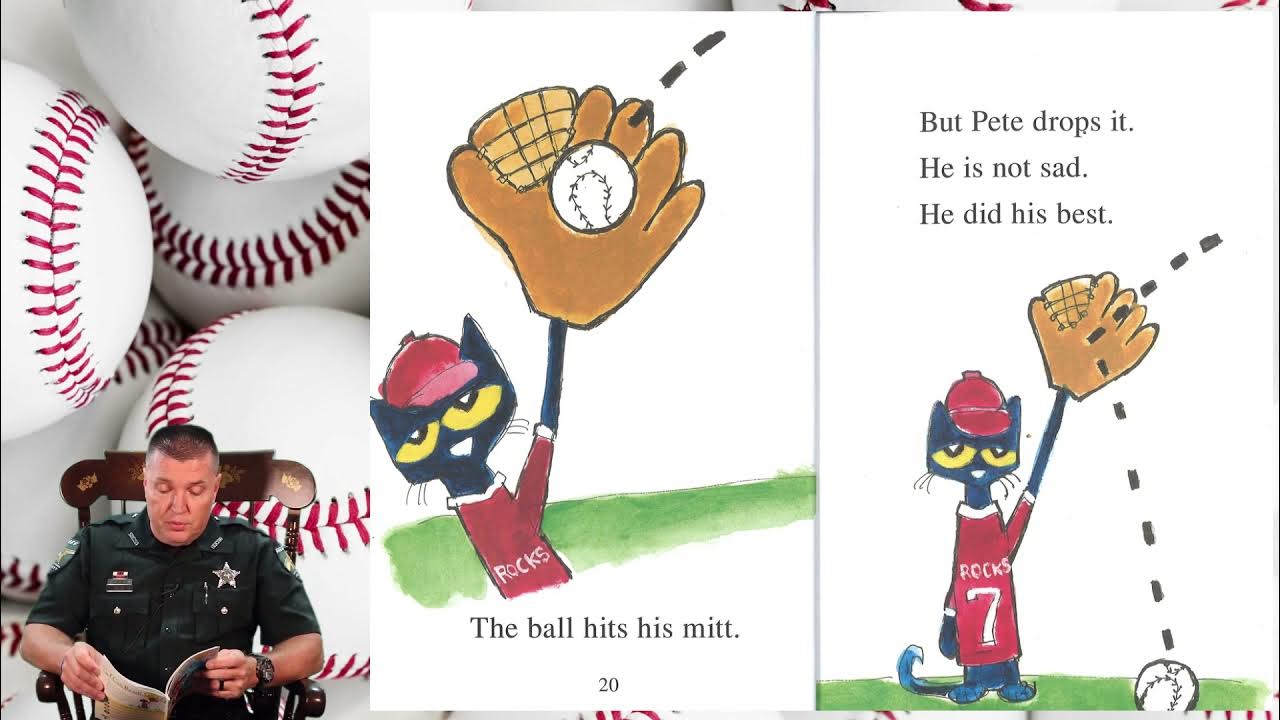 Pete the Cat Play Ball! Read by SRO Reaves - YouTube