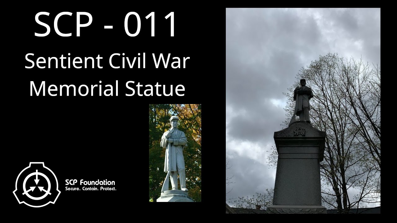SCP 011 - Sentient Civil War Memorial Statue - YouTube