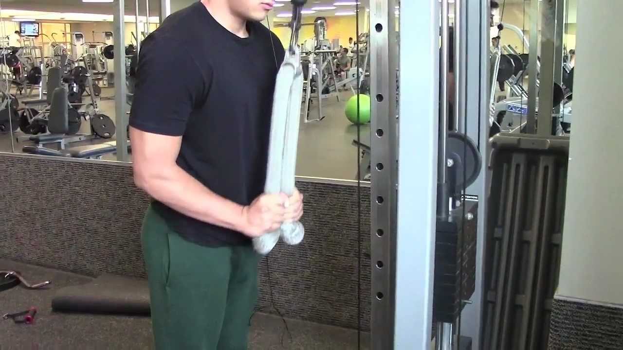 How to do Cable Rope Pushdowns - YouTube