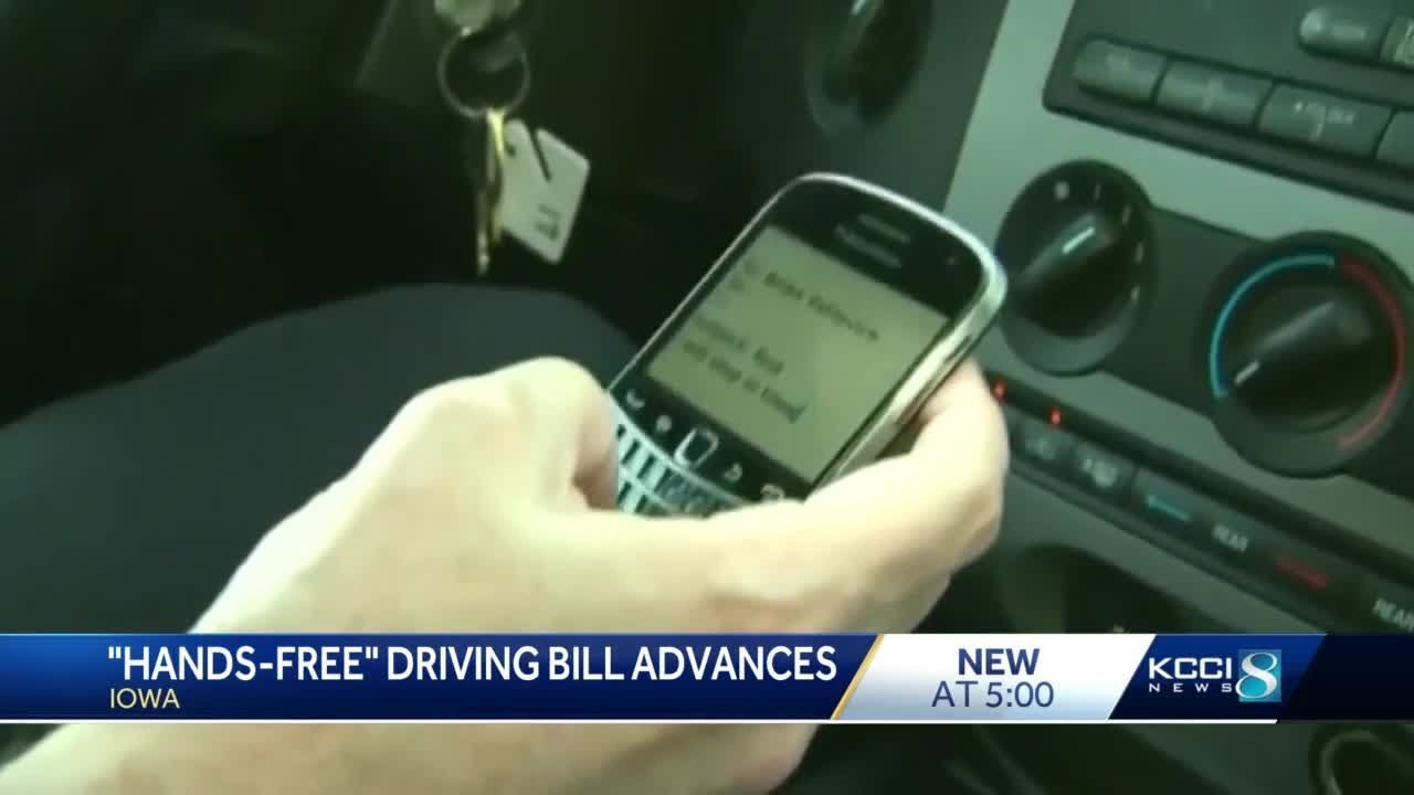 Bill banning 'hands-free' cell phone use while driving passes Iowa ...