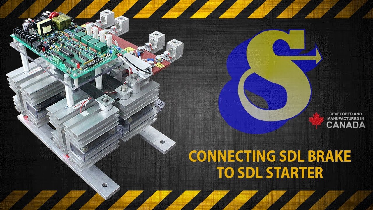Connecting SDL DC Injection Brake to SDL Starter - YouTube