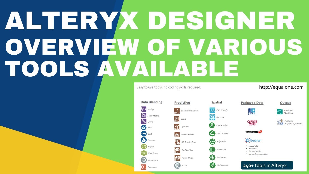 08 - Alteryx Designer | Tools - YouTube