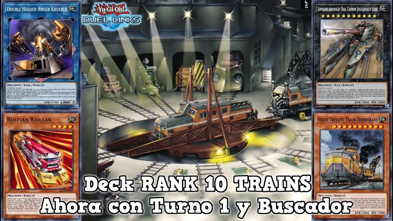 Deck RAILWAY RANK 10 TRAINS Ahora con Turno 1 y Buscador | Yu-Gi-Oh ...