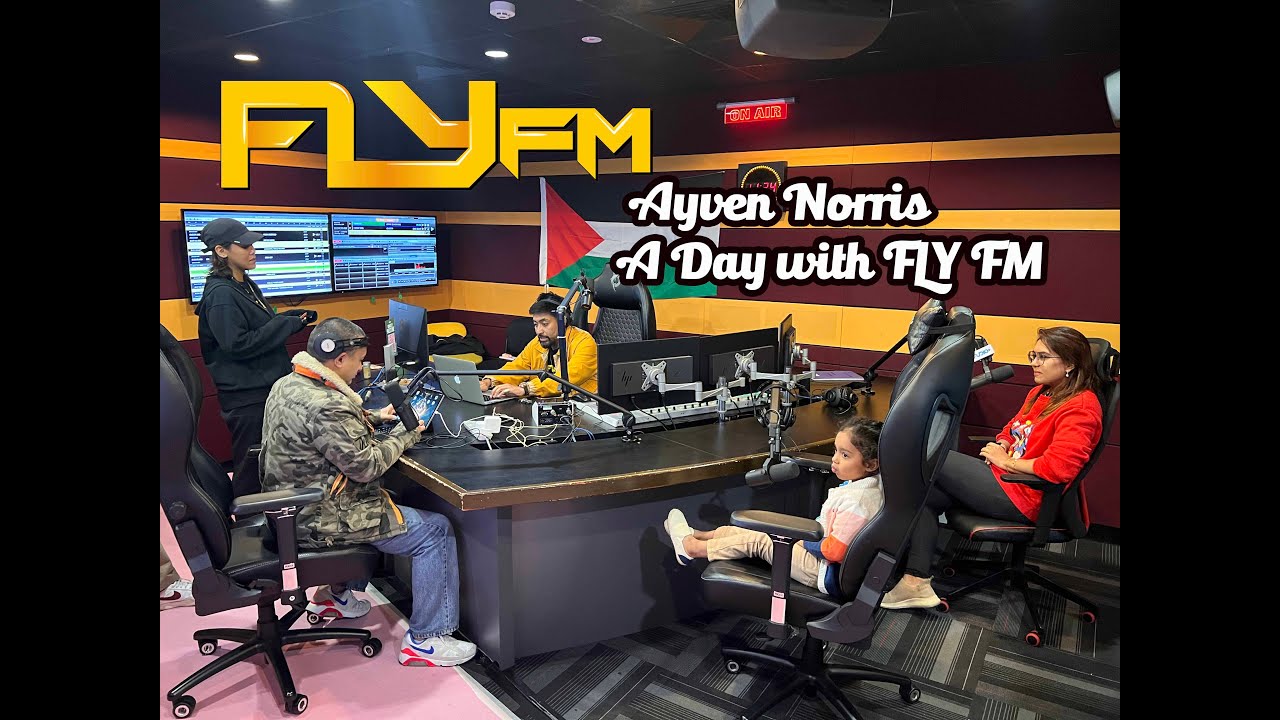 Ayven Norris, a day in FLY FM studio with EAN, HANIFF & crew members ...