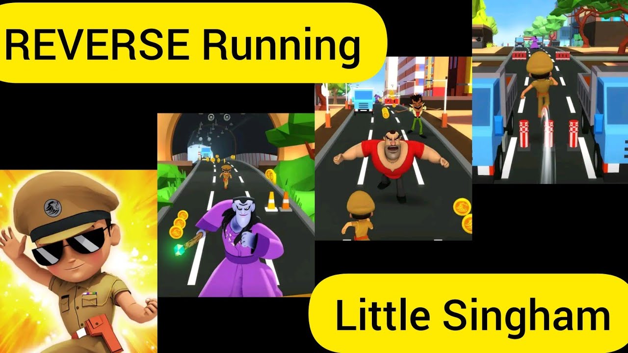 Little Singham REVERSE RUNNING || Gameplay Walkthrough 2020 - YouTube