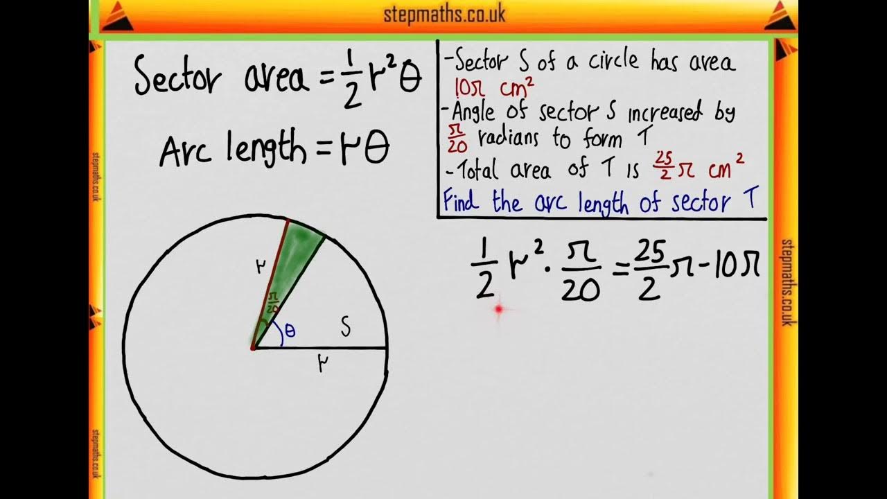 ENGAA 2018 Section 1 - Q35 - Finding Arc Length - Worked Solution - YouTube