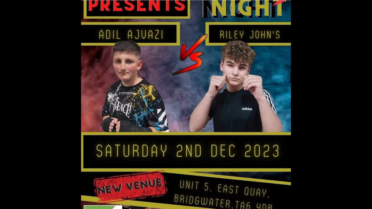 BMA Jnr Boxing Event Bridgwater Adil Ajvazi V Riley Johns 2/12/2023 ...