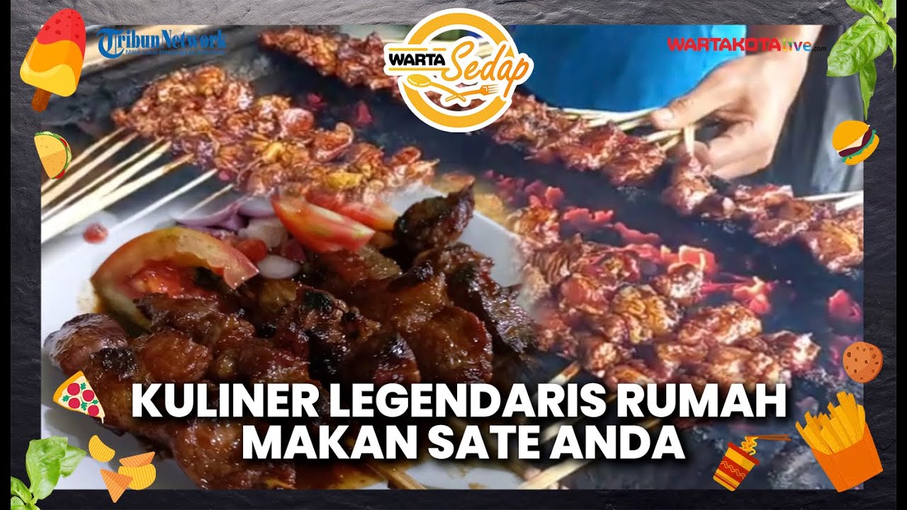 Sajian Kuliner Legendaris Rumah Makan Sate Anda di Bekasi, Berjualan ...