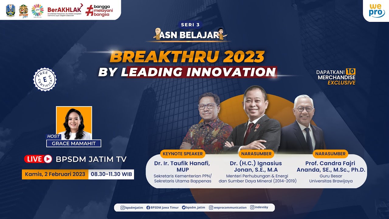 WEBINAR ASN BELAJAR SERI 3 - BREAKTHRU 2023 BY LEADING INNOVATION - YouTube
