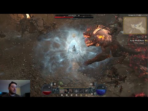 Diablo 4 Act 2 Boss Kill Astaroth Hardcore - YouTube