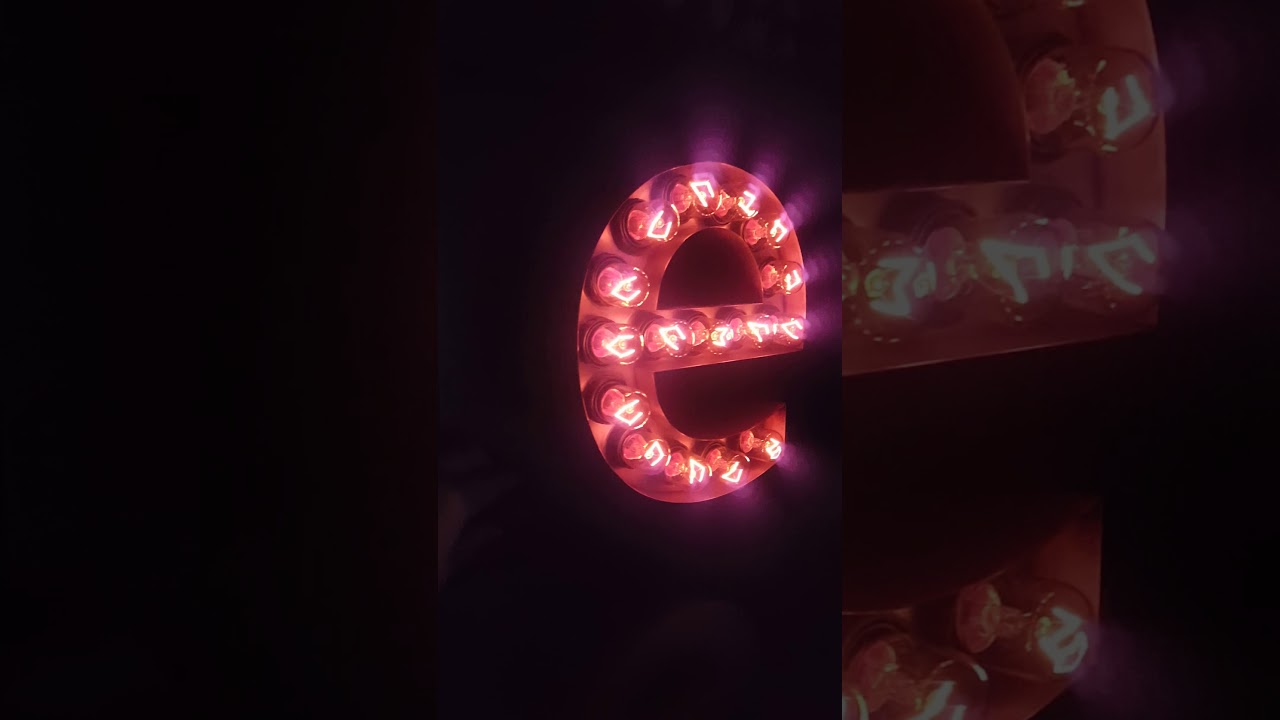 edison dimmable bulbs channel letter - YouTube