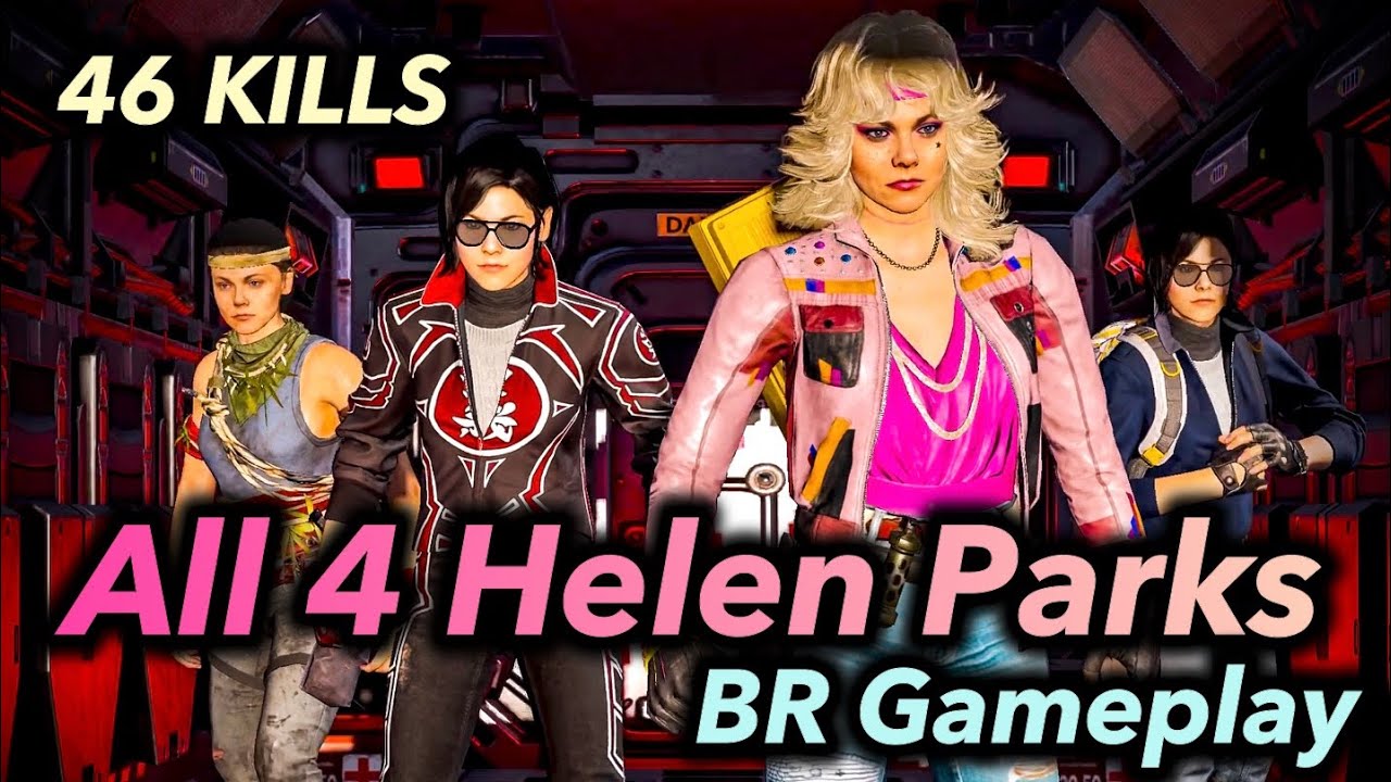 All Helen Park Skins BR Gameplay (Survivor, Glam, Safehouse, Spirit ...