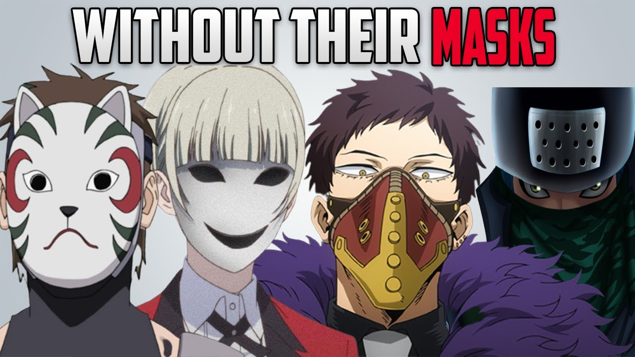 Best Anime Mask and The Faces Underneath - YouTube