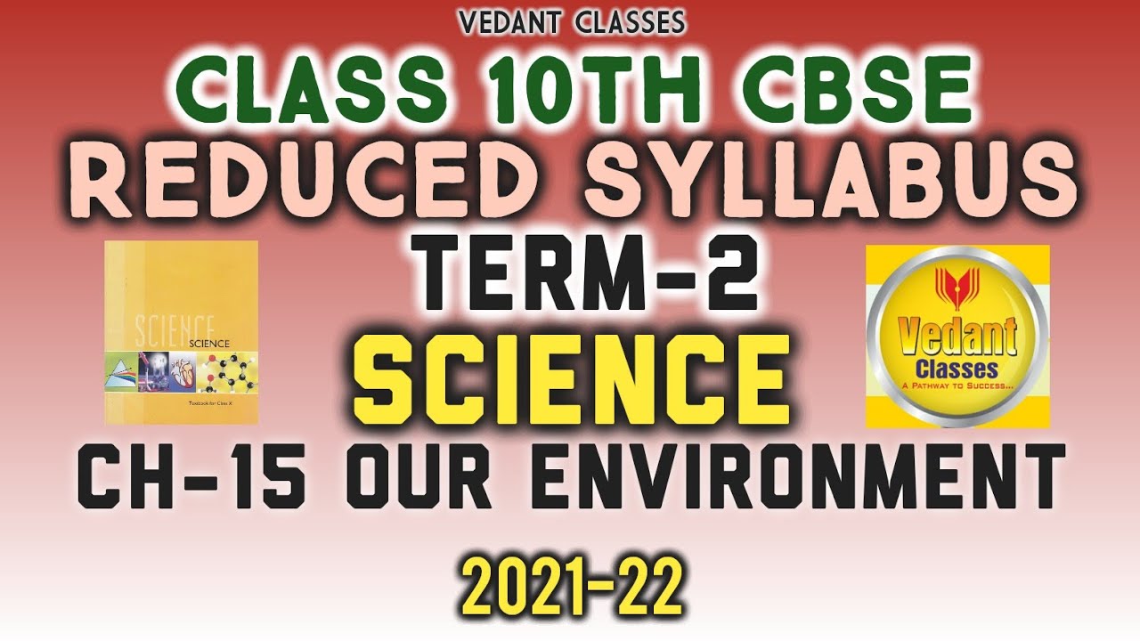 CLASS 10 CBSE Term 2 Chapter 15 Our Environment Reduced syllabus ...