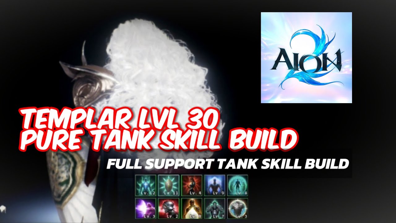 AION 2 "Templar FULL Support/Tank Build" SKILL GUIDE Gameplay - YouTube