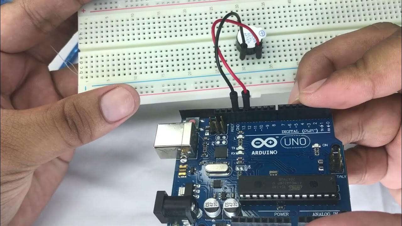 HOW TO CREATE A TONE USING ARDUINO UNO AND ACTIVE BUZZER - YouTube