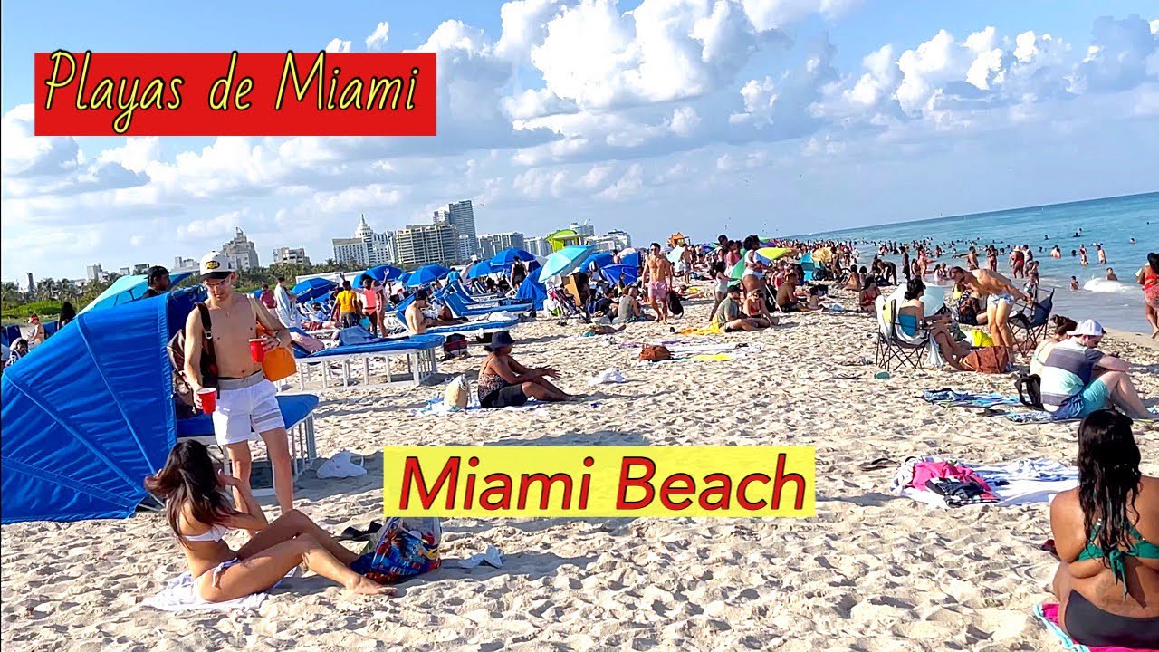 Walking 4K Video MIAMI BEACH FL USA this weekend - YouTube