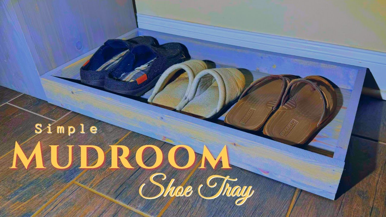 Mudroom Shoe Tray | DIY Home Ideas - YouTube