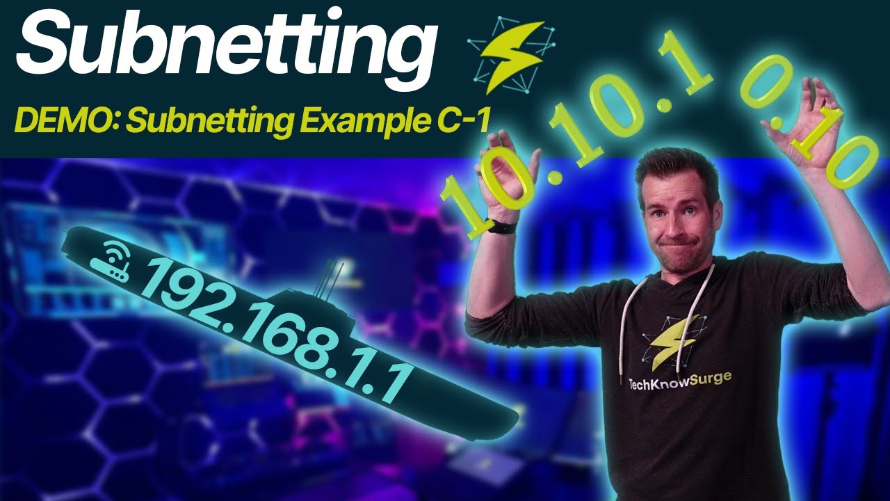 IP Subnetting 4-1: DEMO: Subnetting Example C-1 - YouTube