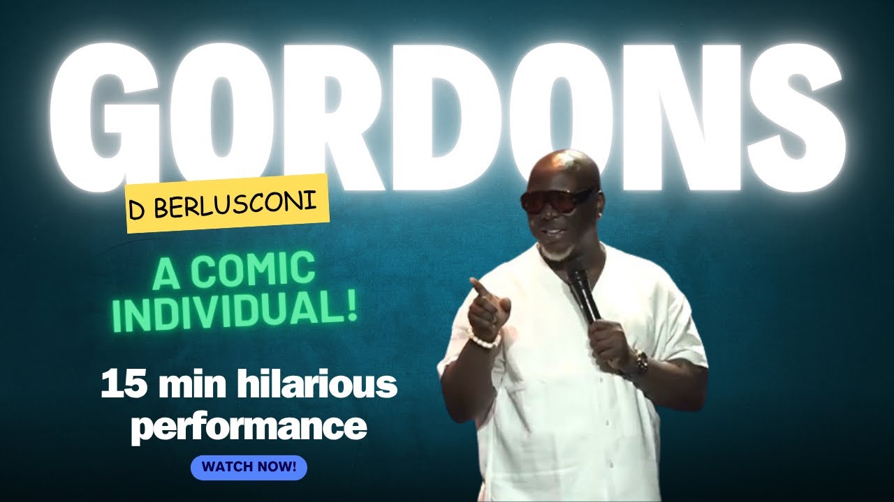 GORDONS tore down this audience with multiple laughs FT BURNA BOY and ...