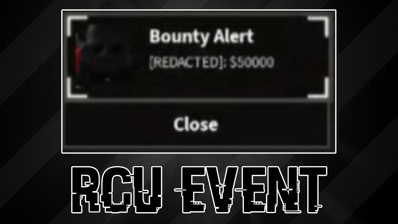 ROBLOX CRIMINALITY RCU EVENT - YouTube