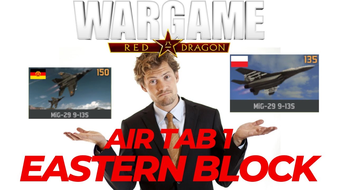 Unit Comparison EASTERN BLOCK | Air Tab Day 1 - Wargame Red Dragon ...