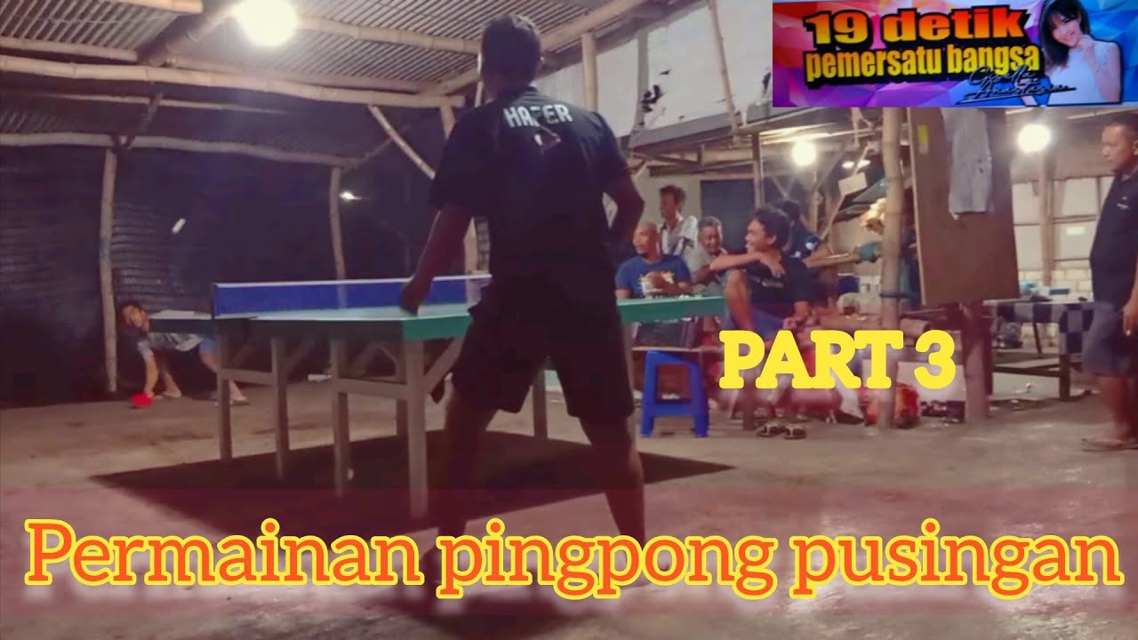 Tenis Meja Perlawanan Cop Tajam Sperti Pisau & Pukulan Spin🔥🔥 - YouTube
