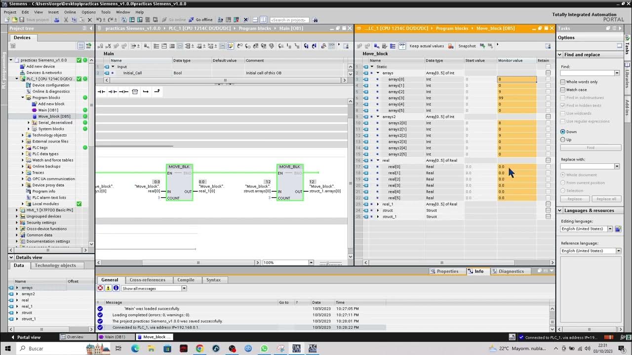 Move block - YouTube