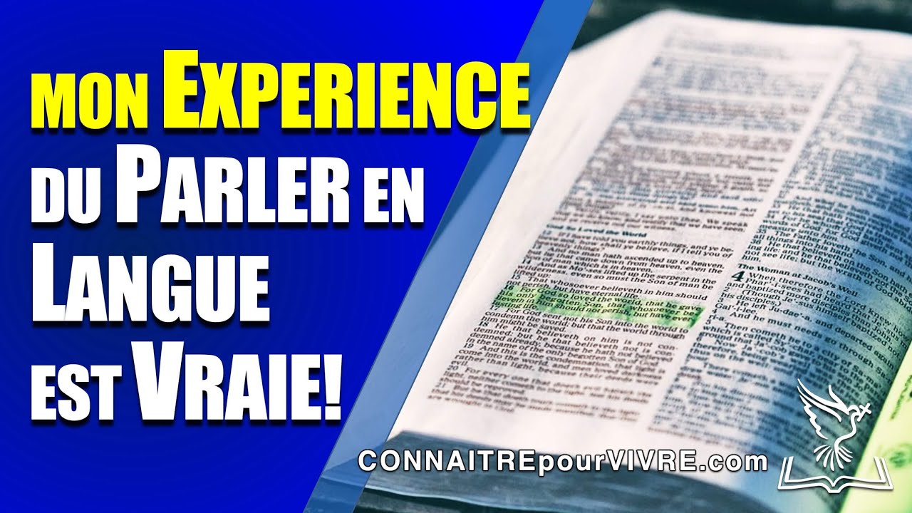 MON EXPERIENCE DU PARLER EN LANGUE EST VRAIE! - YouTube